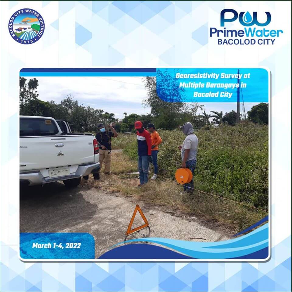 Primewater Bacolod And Bacolod City Conducted Georesistivity Survey